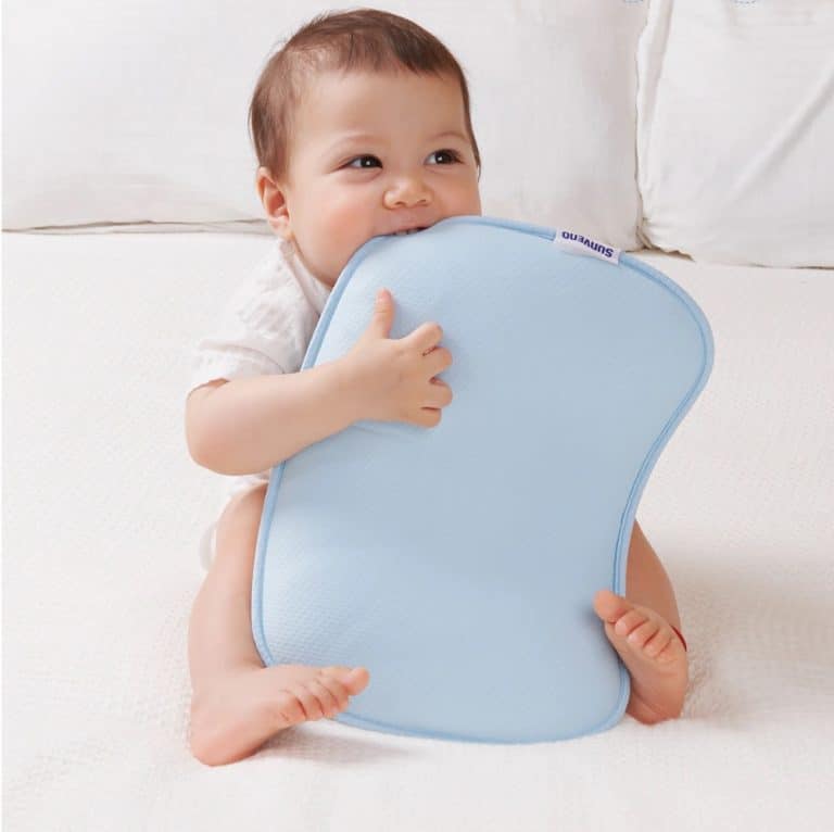 Almohada de fibra de maiz – CELESTE - Bebenautas